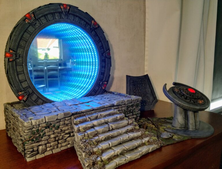 Kristian's Stargate project - Interactive, 3D printed Stargate with ...
